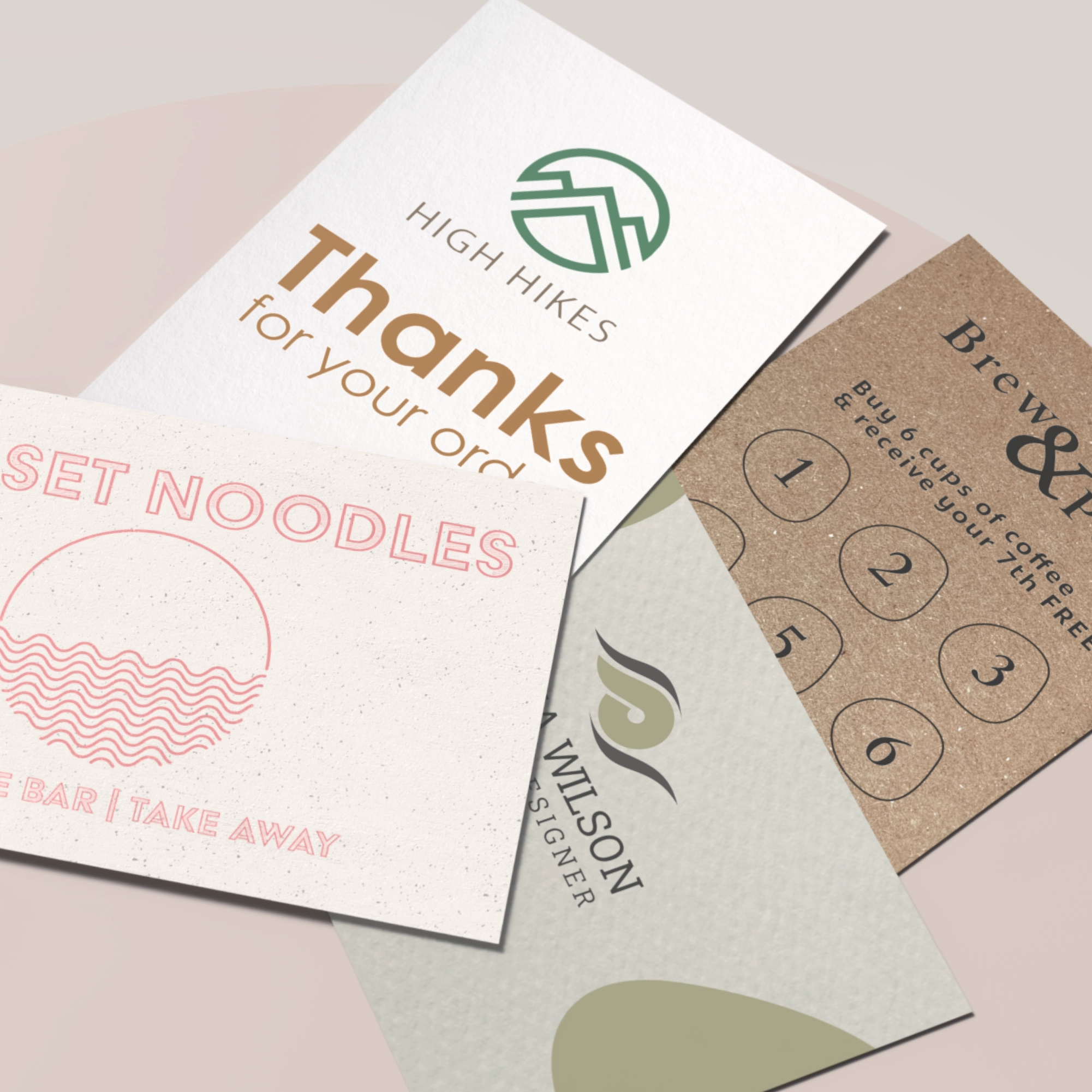 Card paper printing store
